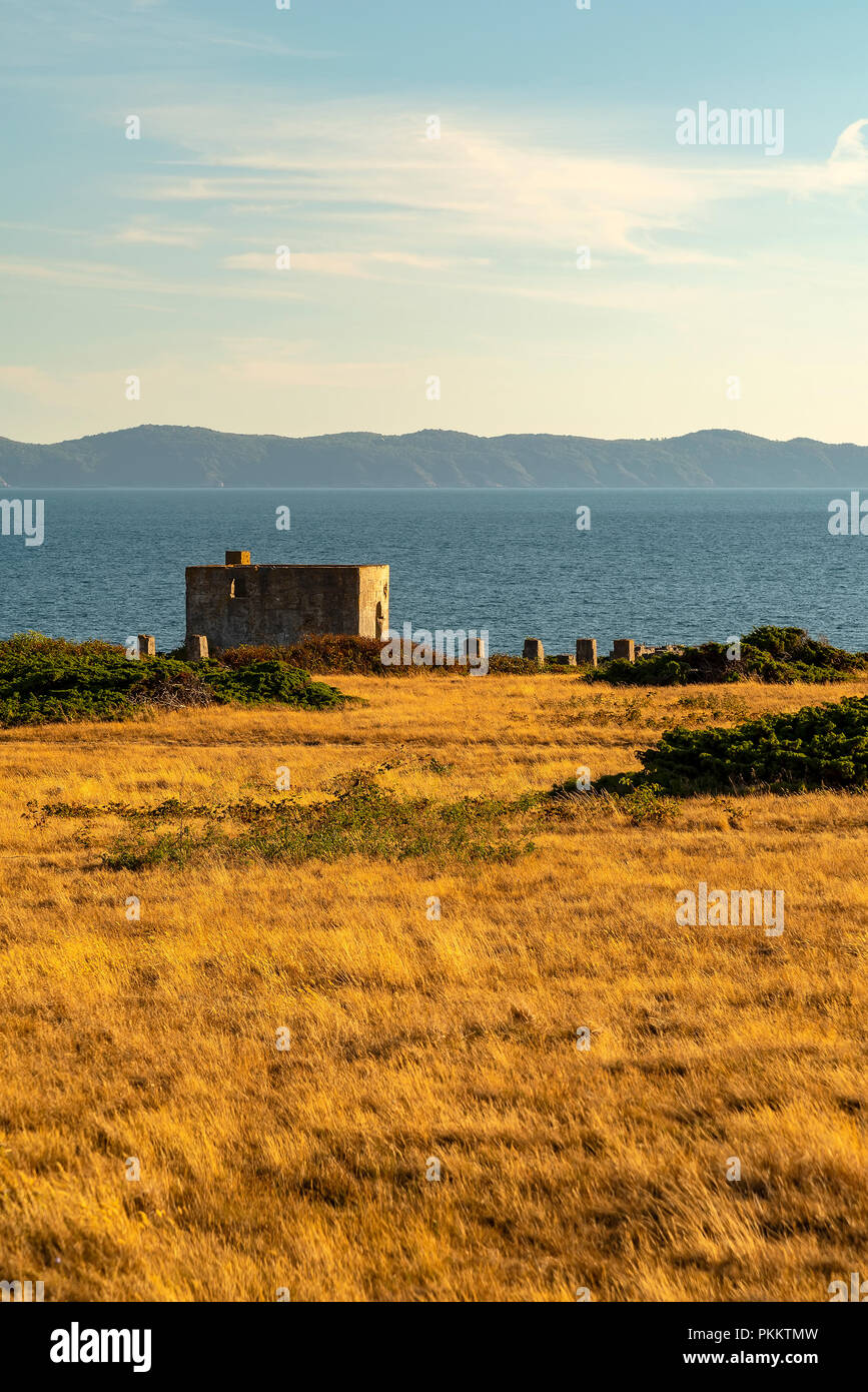 Abandoned old military outpost in Dagshog, Sweden Stock Photo - Alamy