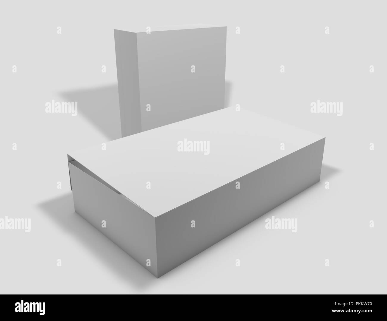Box Package Mock up Stock Photo - Alamy