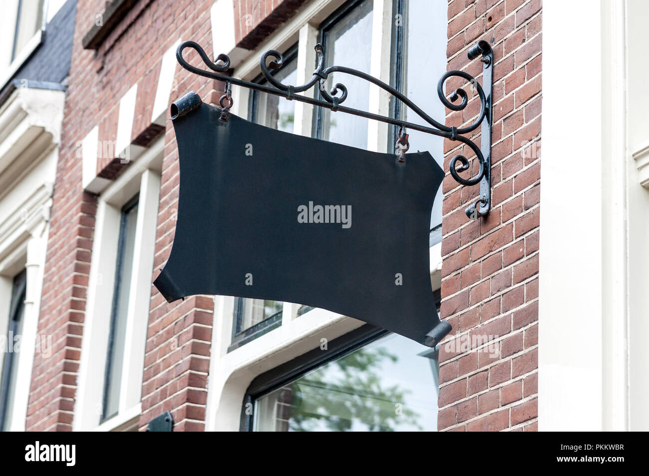 Blank Restaurant Sign