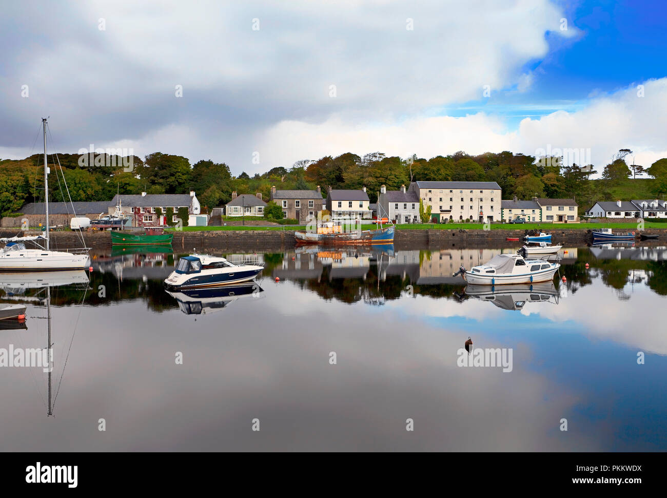 The northern side of the creek leading to Newport, County Mayo, Ireland ...