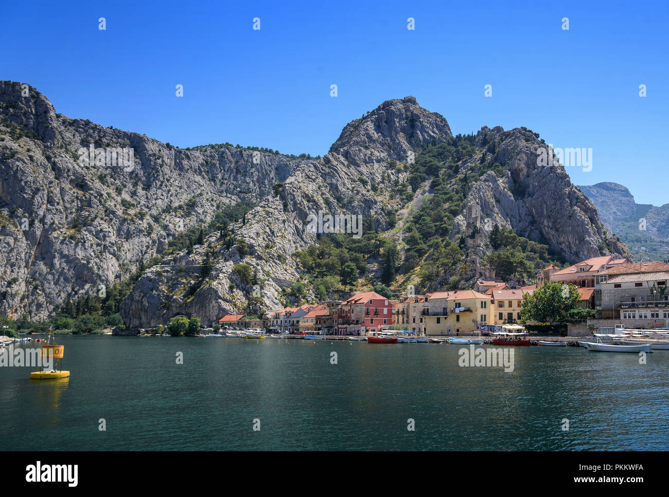 Town Omis in Croatia Stock Photo - Alamy