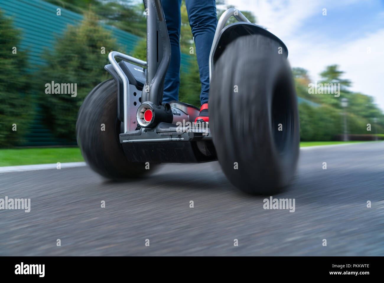 Self balancing personal transporter hi-res stock photography and images ...