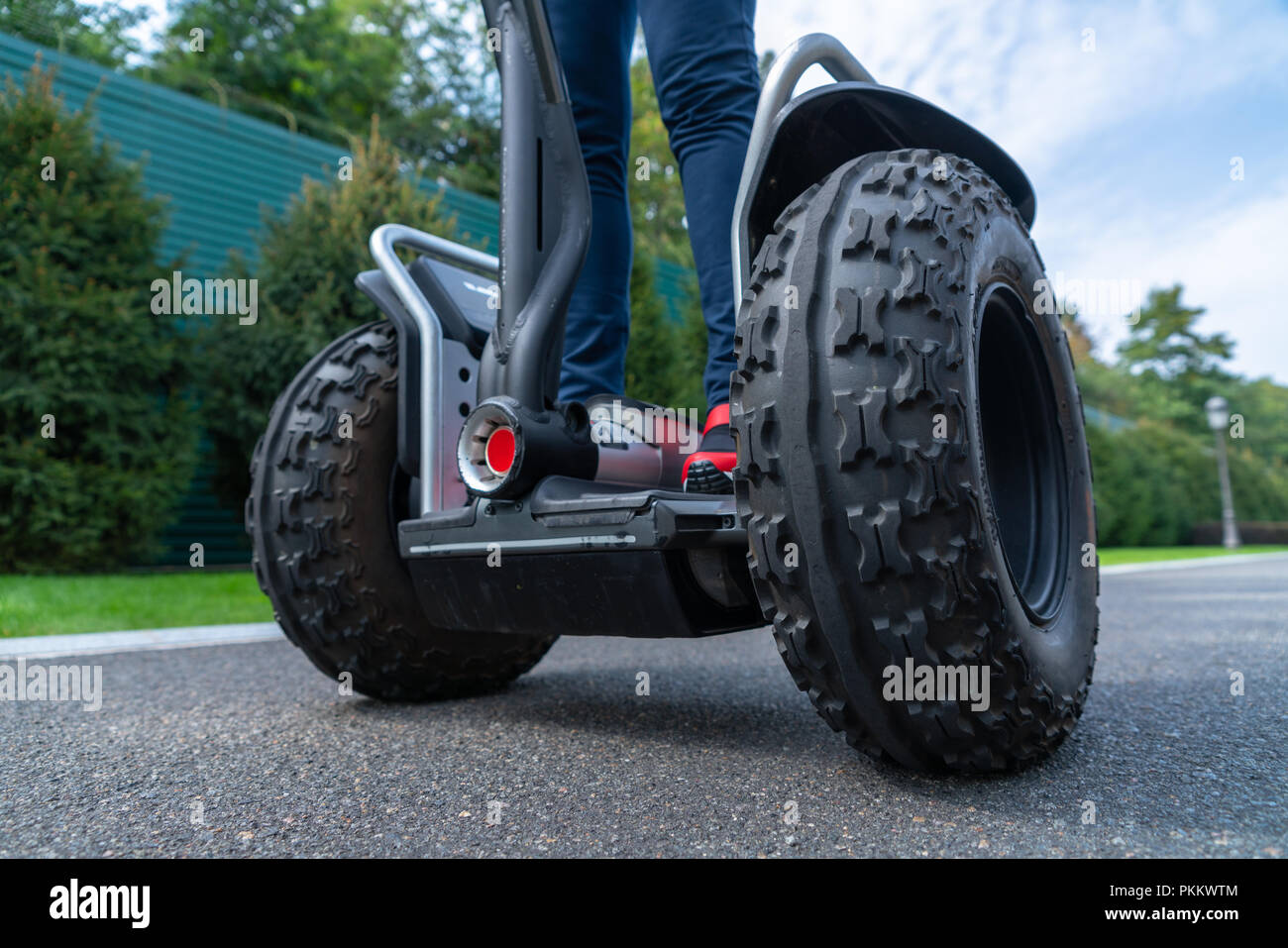 Self balancing personal transporter hi-res stock photography and images ...