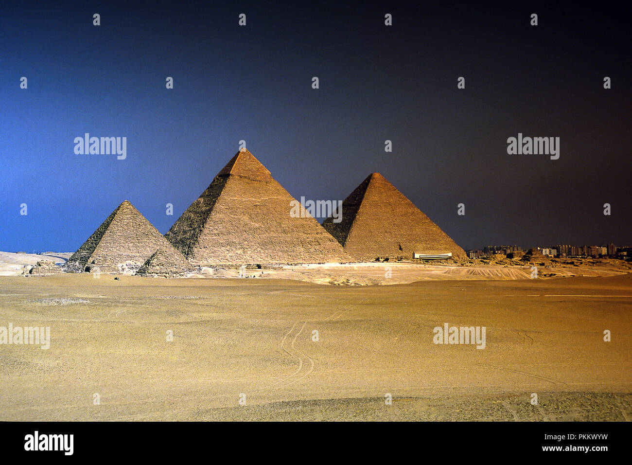 Giza, Egypt,03/11/2010: three pyramids of Giza Stock Photo - Alamy