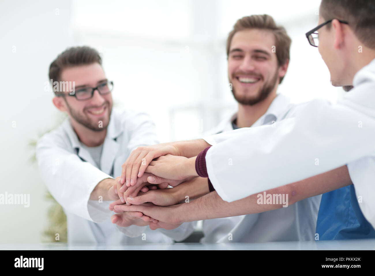 closeup.successful medical team Stock Photo - Alamy