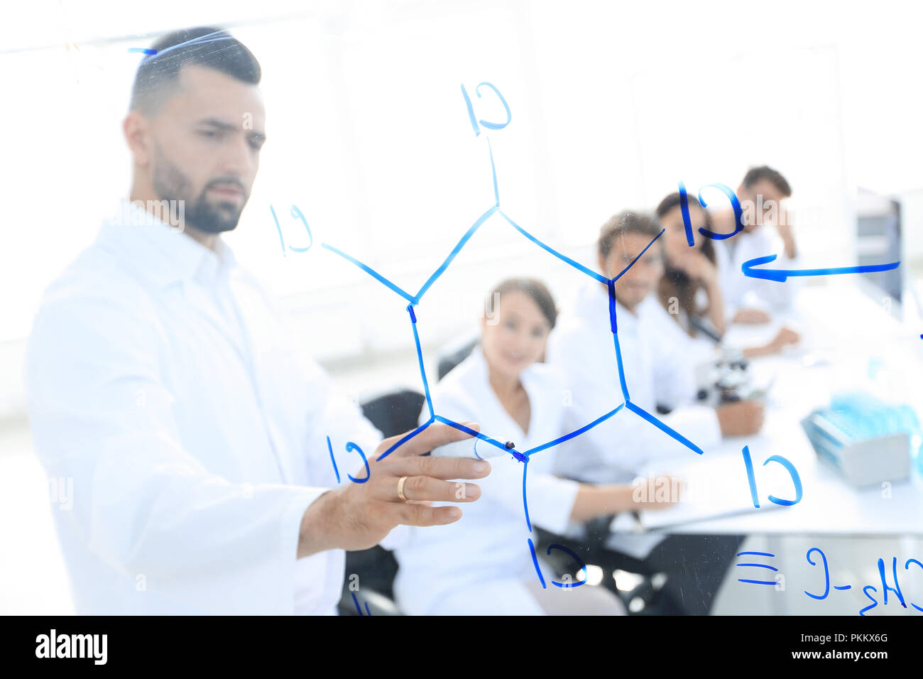 University professor from behind hi-res stock photography and images ...