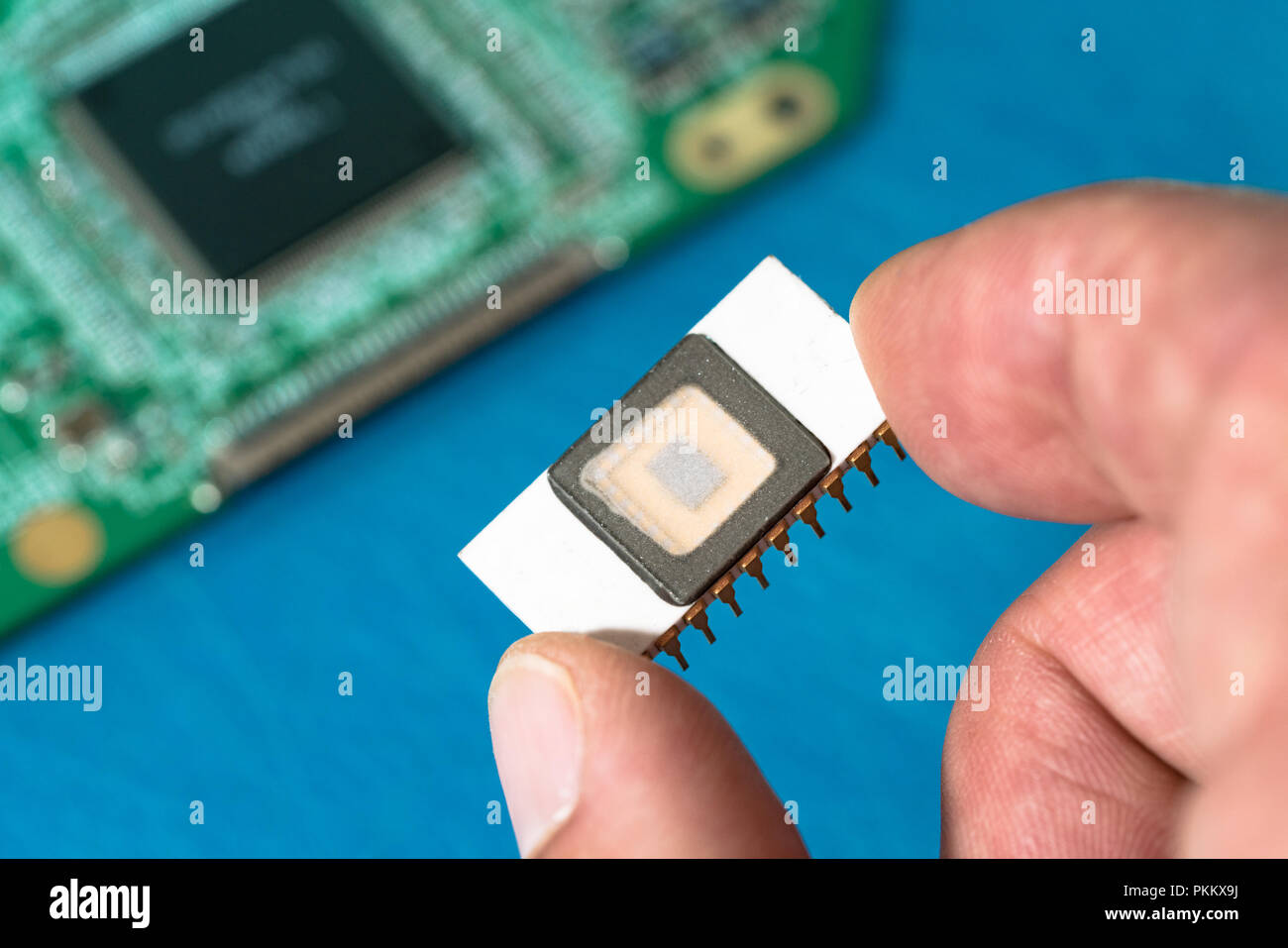 Silicon chip finger hi-res stock photography and images - Alamy