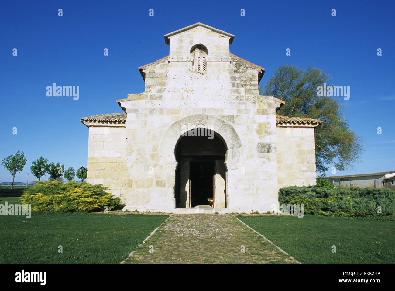 The church of san juan de banos de cerrato hi-res stock photography and ...