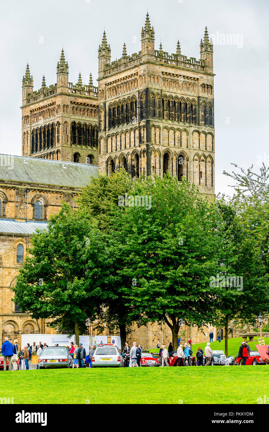 Durham Castle & Cathedral UNESCO world heritage site details Stock ...