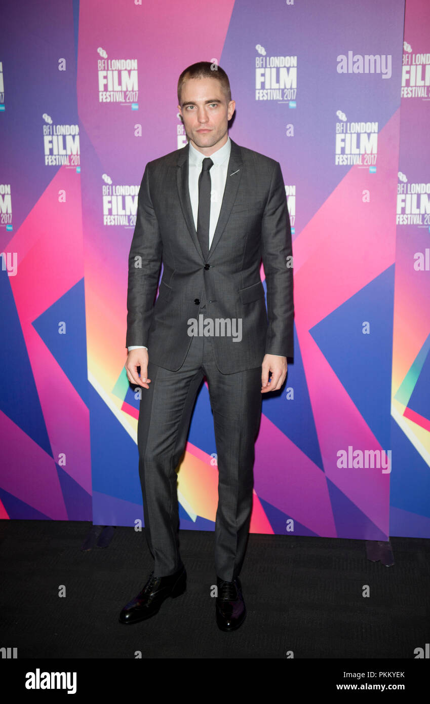Robert Pattinson at the 'Good Time' film premiere, BFI London Film Festival Stock Photo - Alamy