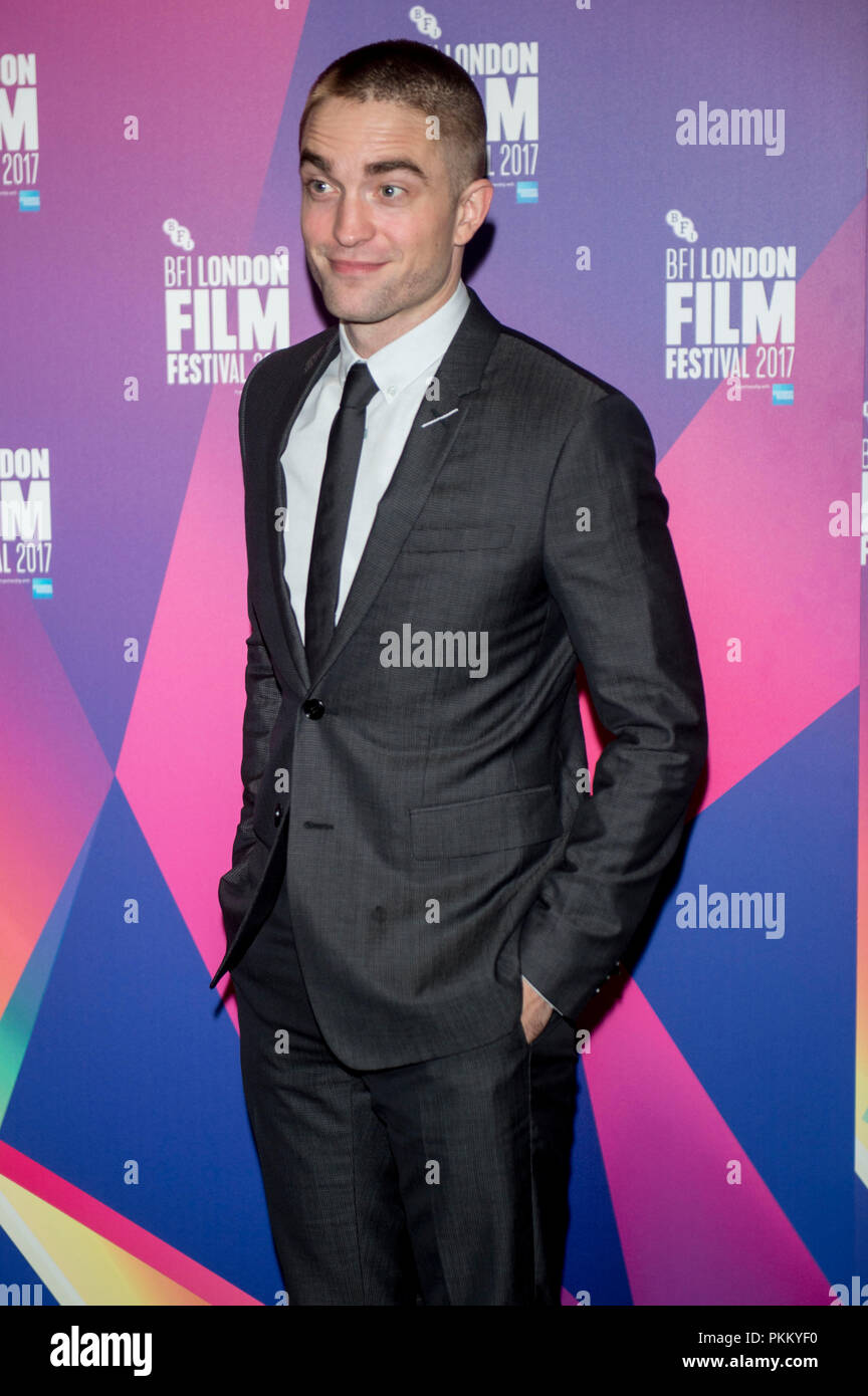 Robert Pattinson at the 'Good Time' film premiere, BFI London Film Festival Stock Photo - Alamy