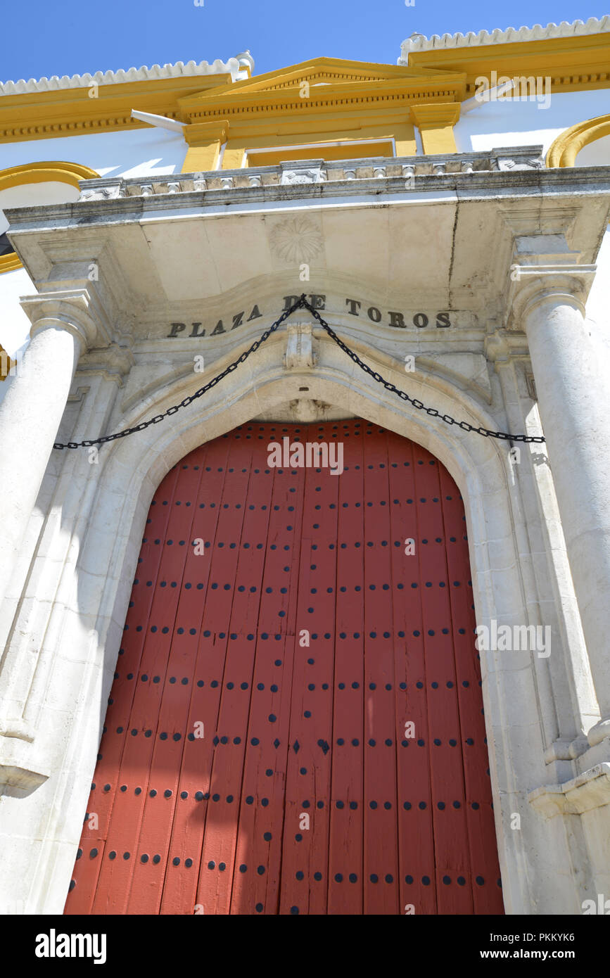 Europe, Spain, Andalucia, Seville Plaza de Toros Bull Ring Stock Photo ...