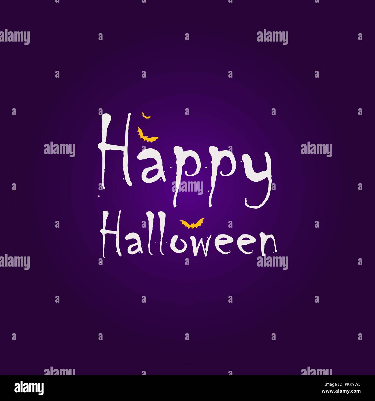 Holiday calligraphy with spider and web for banner, poster, greeting ...