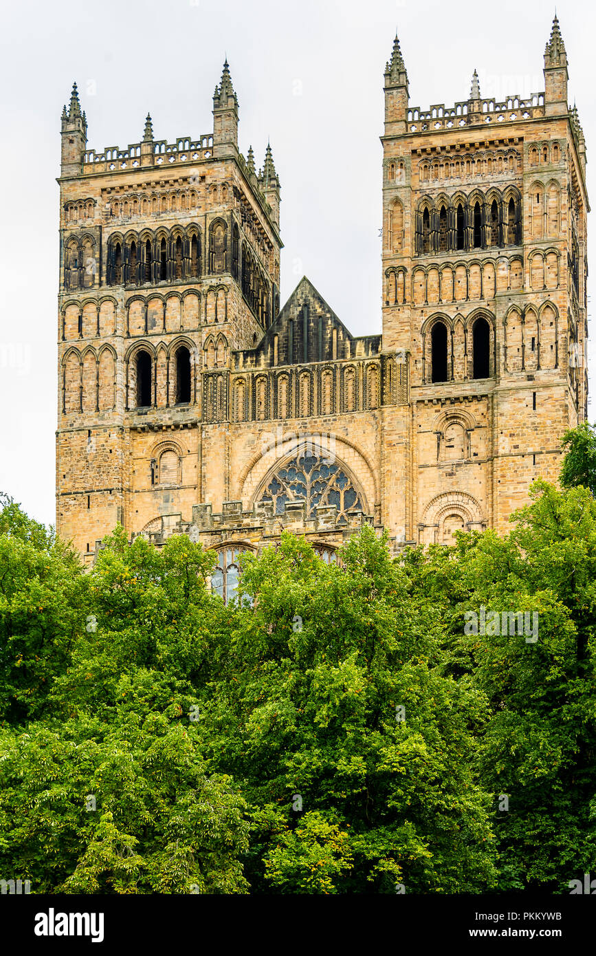 Durham Castle & Cathedral UNESCO world heritage site details Stock ...