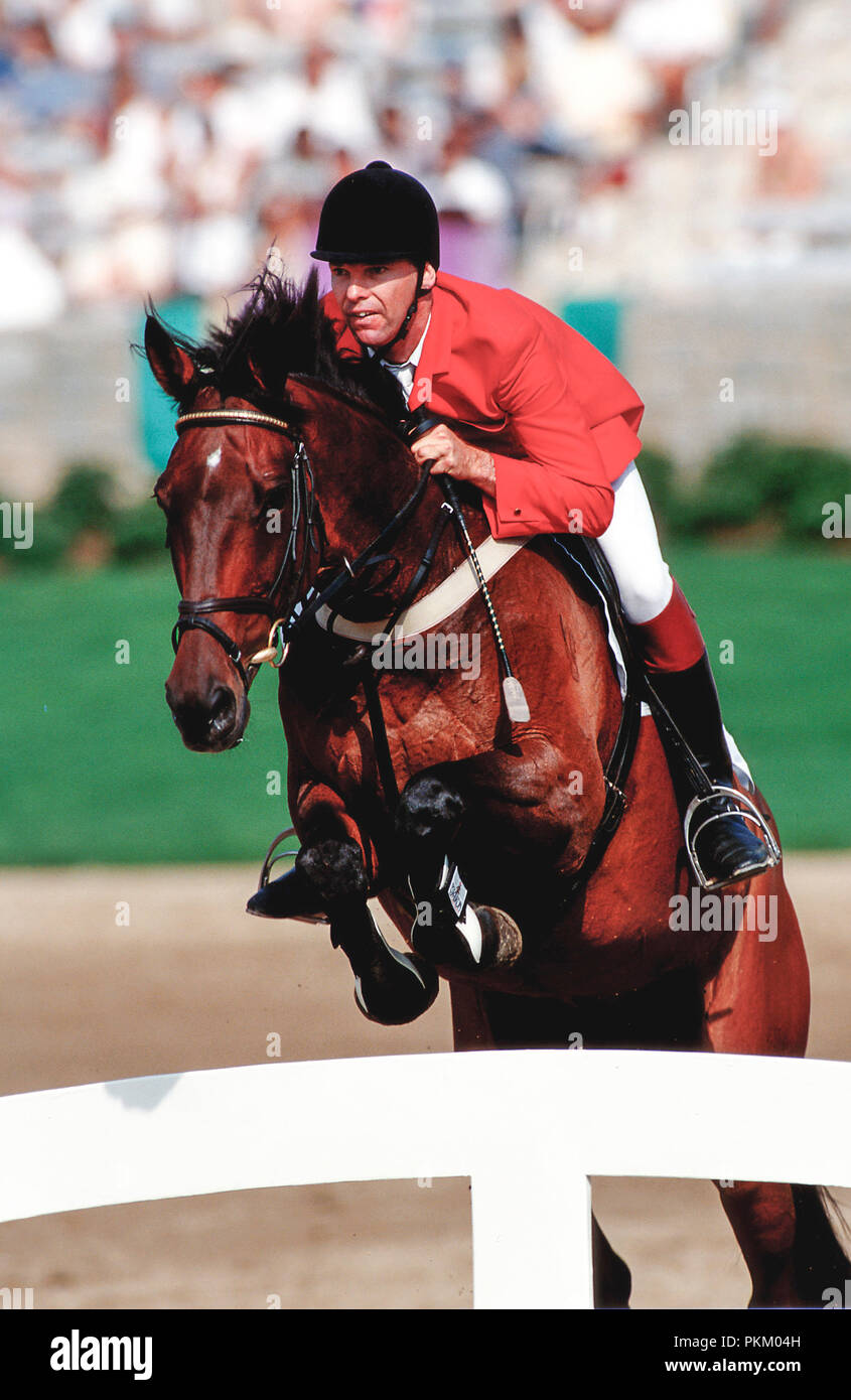 Olympic Games, Atlanta 1996, Russel Johnstone (AUS) riding Southern ...