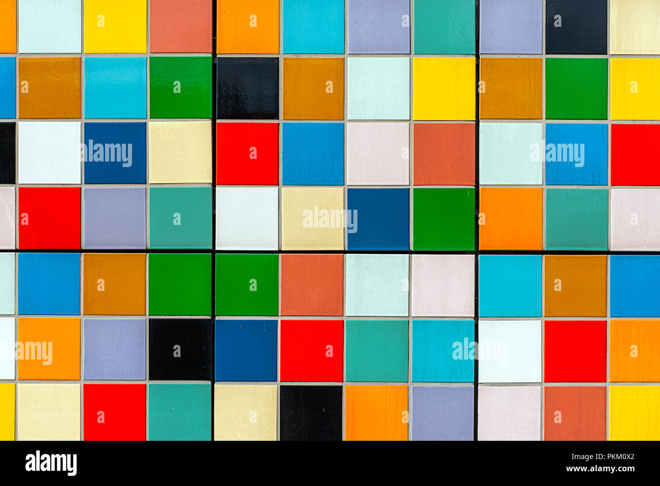 Colorful glass tile wall hi-res stock photography and images - Alamy