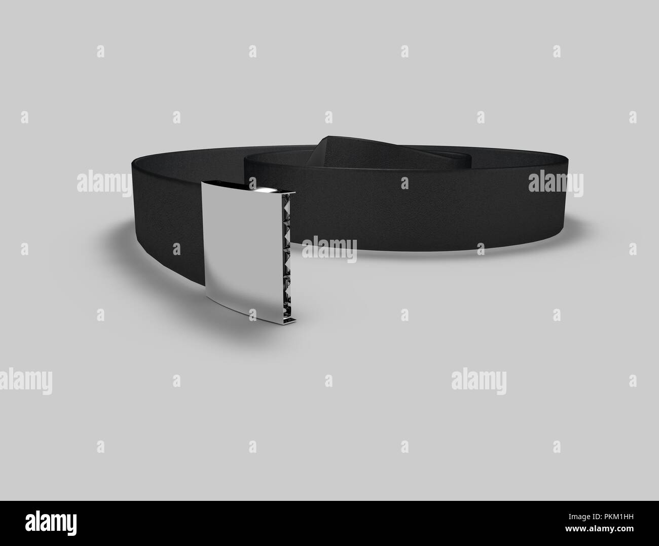 Leather belt 3d illustration Stock Photo - Alamy