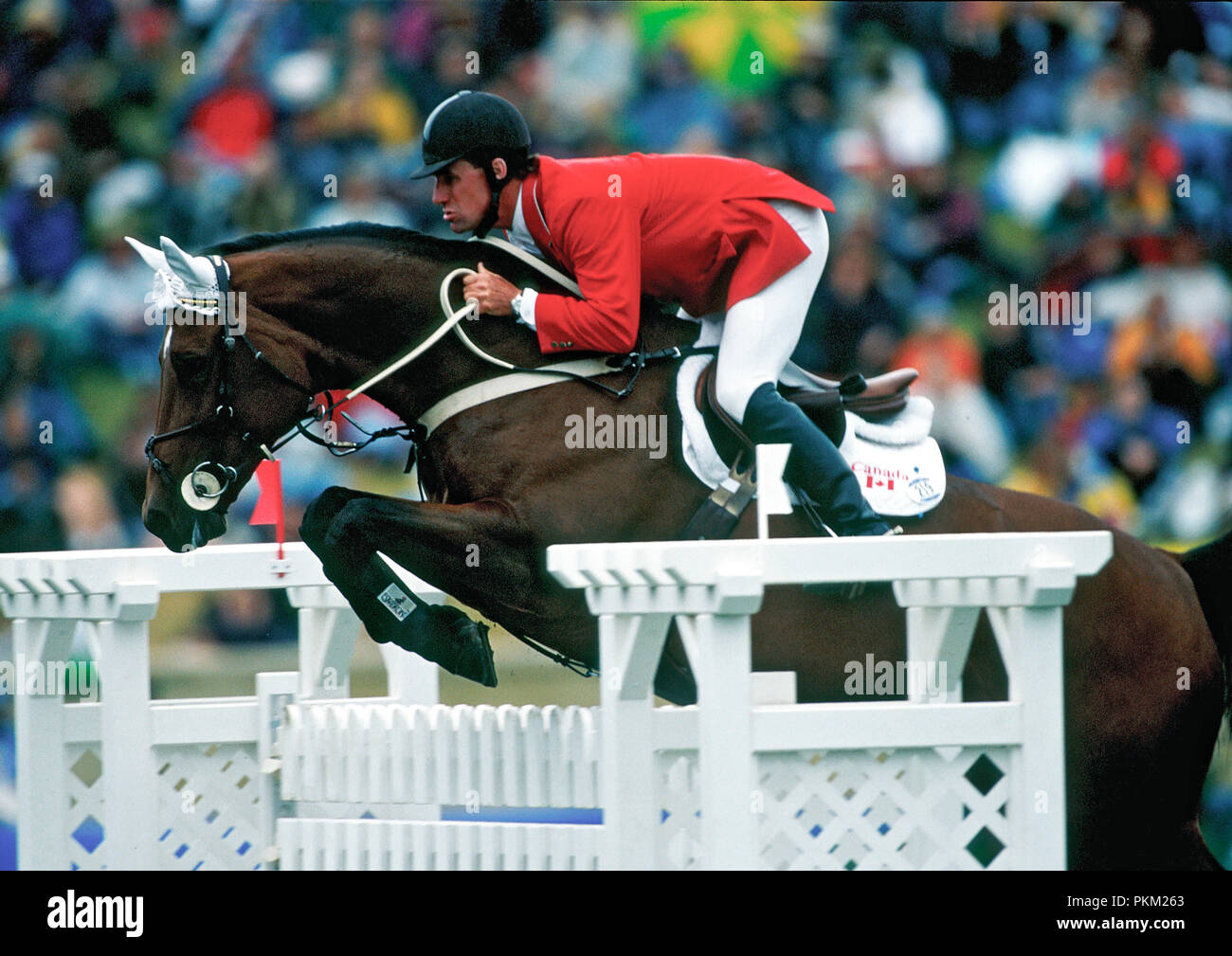 Olympic Games, Sydney 2000, Jay Hayes (CAN) riding Diva Stock Photo - Alamy
