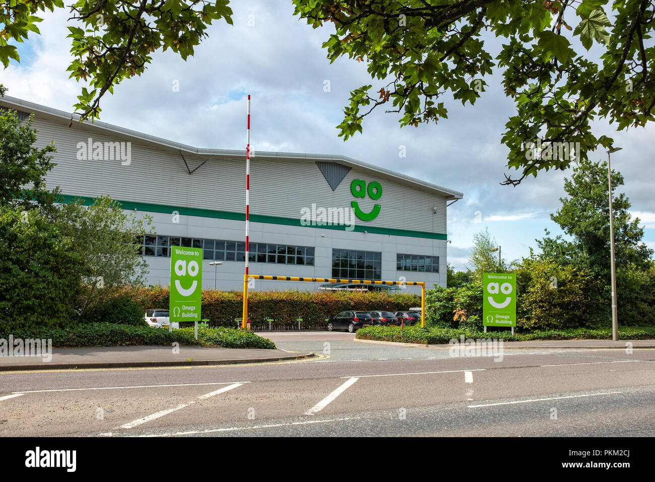 AO Omega warehouse or distribution centre in Crewe Cheshire UK Stock ...