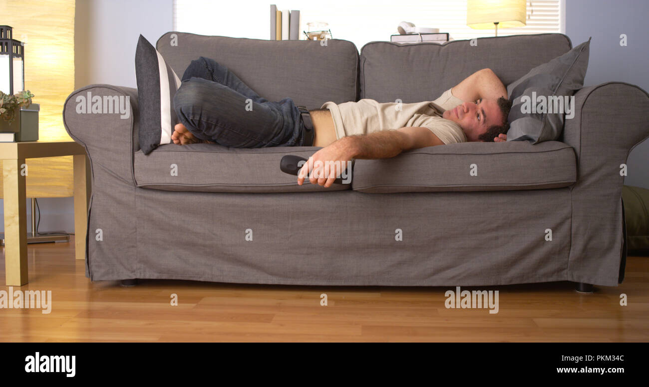 Man having trouble sleep hi-res stock photography and images - Alamy