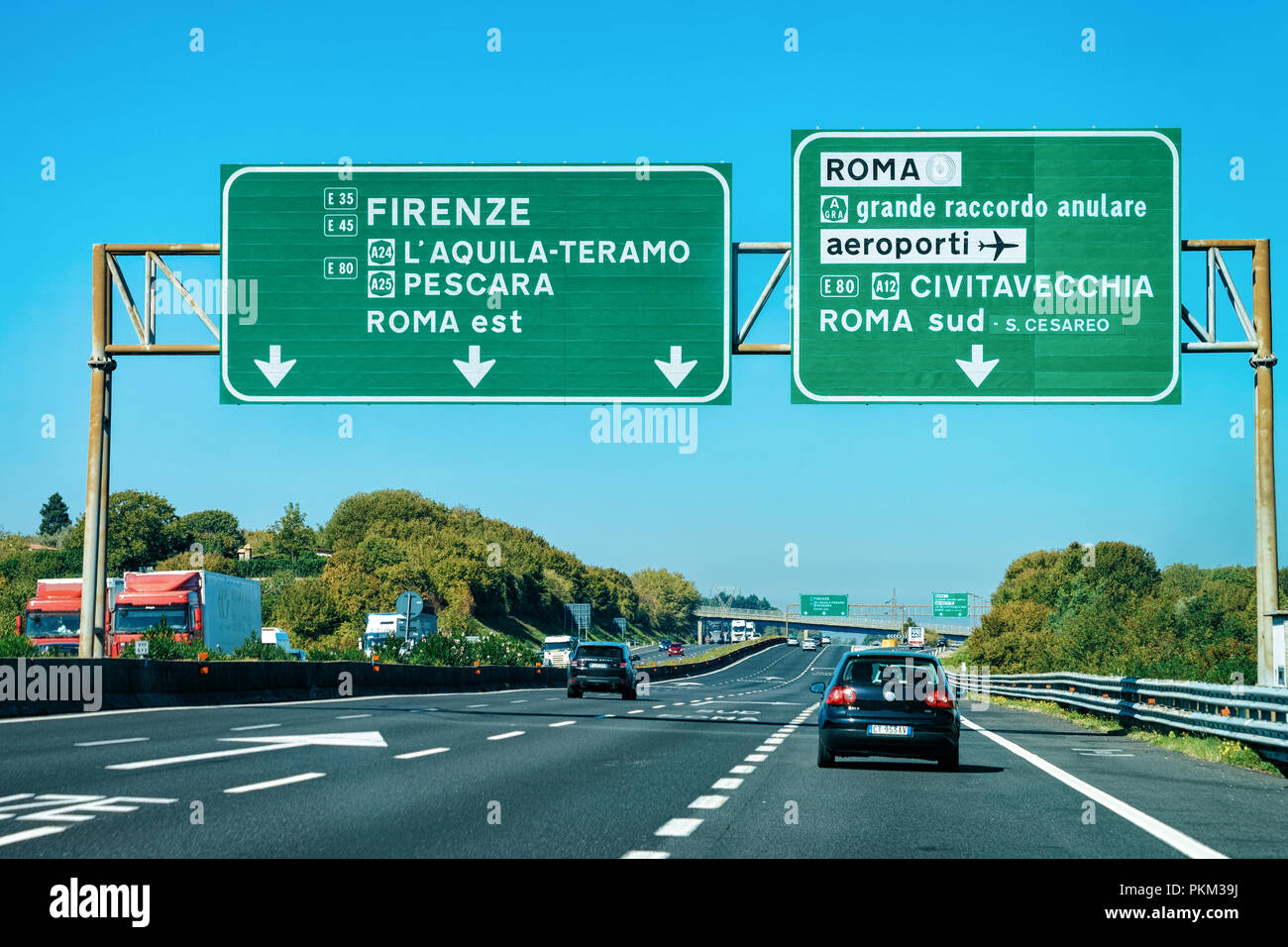 Traffic signs florence hi-res stock photography and images - Alamy