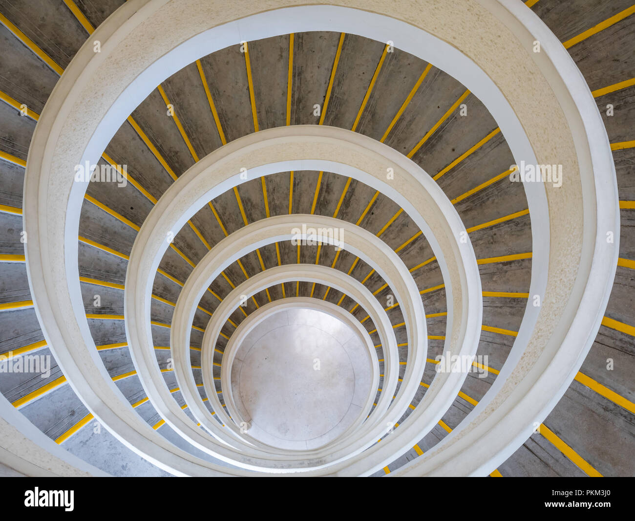 Spiral Staircase in the Seven story pagoda at the Chinese and Japanese ...
