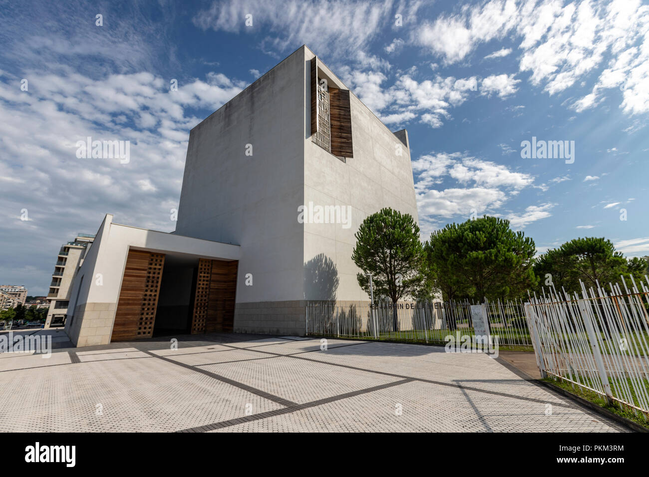 Exterior of the Iesu Church, Iglesia de Iesu, Rafael Moneo architect ...