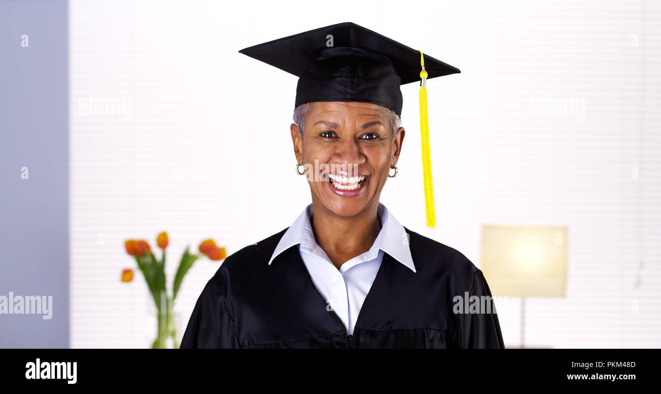 It's never too late to graduate Stock Photo - Alamy