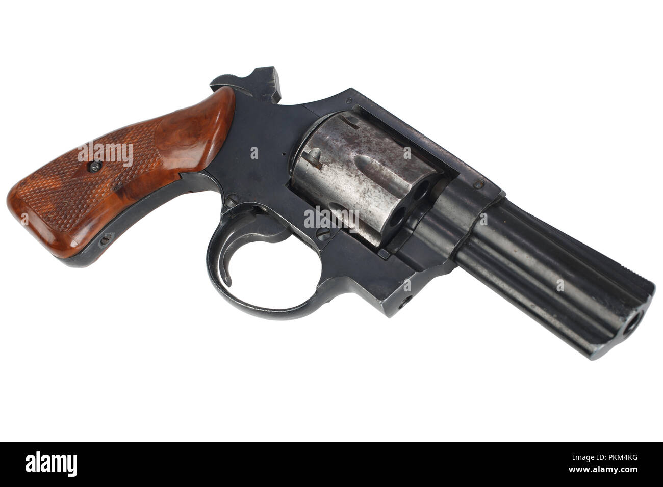 Revolver isolated on white background Stock Photo - Alamy