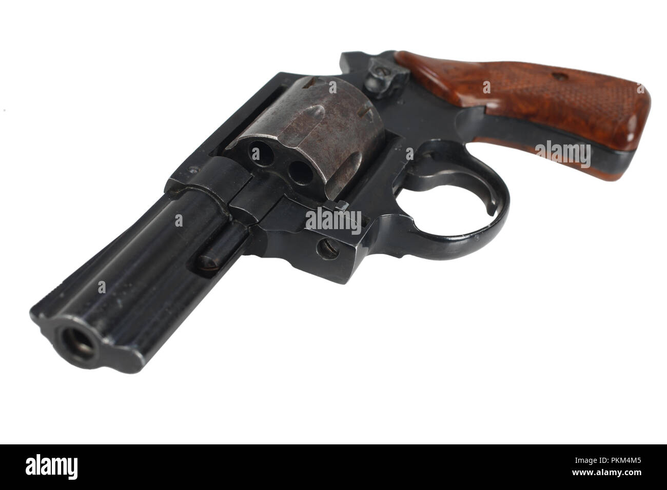 Revolver isolated on white background Stock Photo - Alamy