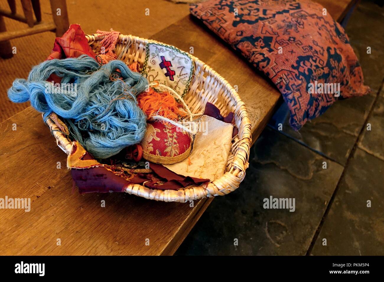 Haberdashery basket hi-res stock photography and images - Alamy