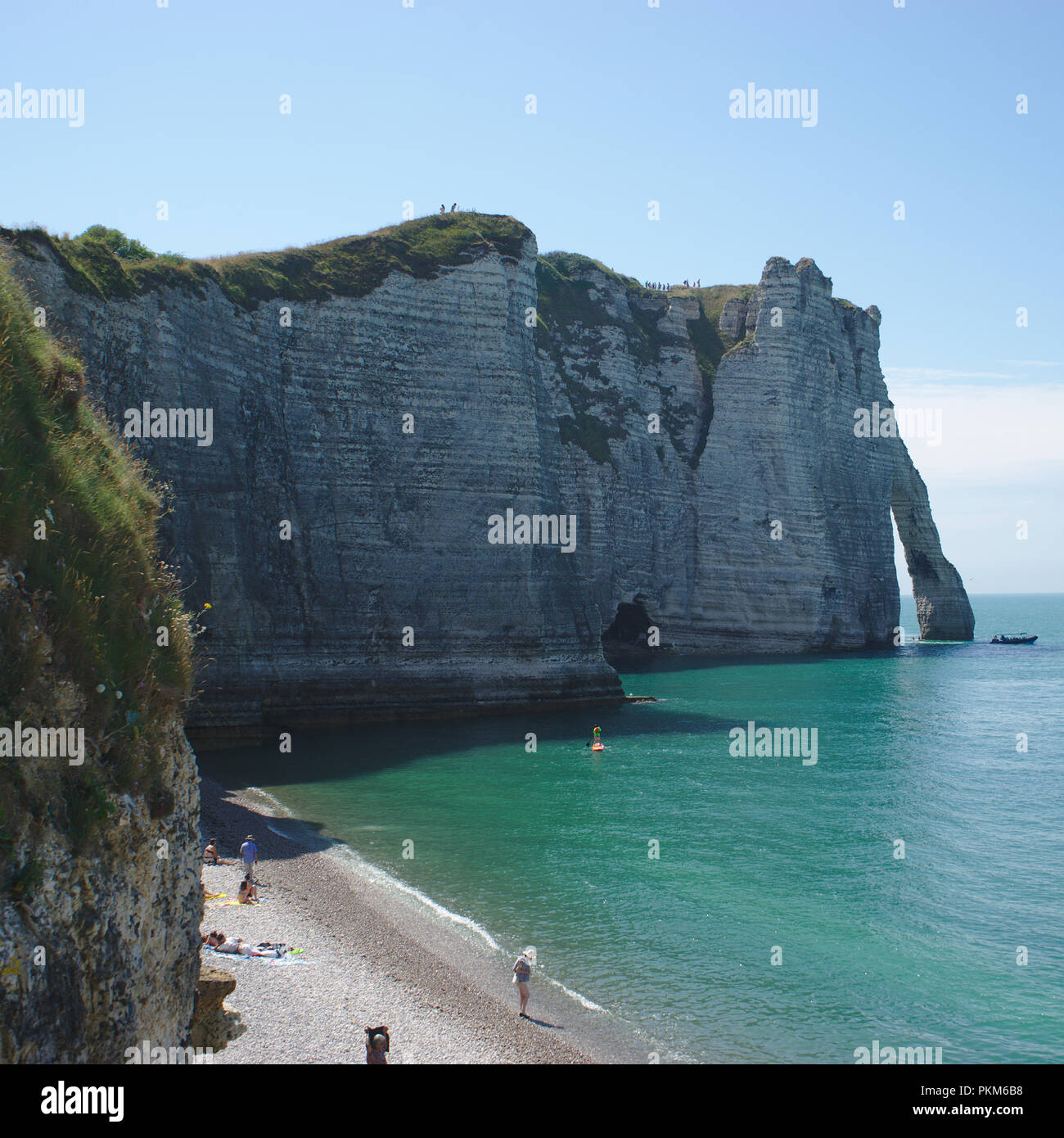 Normandy cliffs hi-res stock photography and images - Alamy