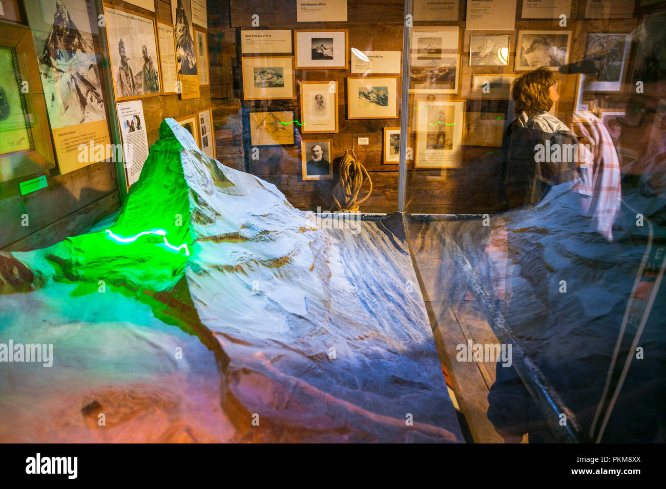 Zermatt matterhorn museum hi-res stock photography and images - Alamy