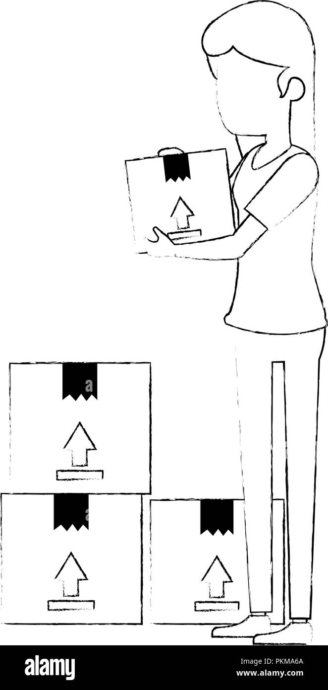 Shipping and receiving Black and White Stock Photos & Images - Alamy