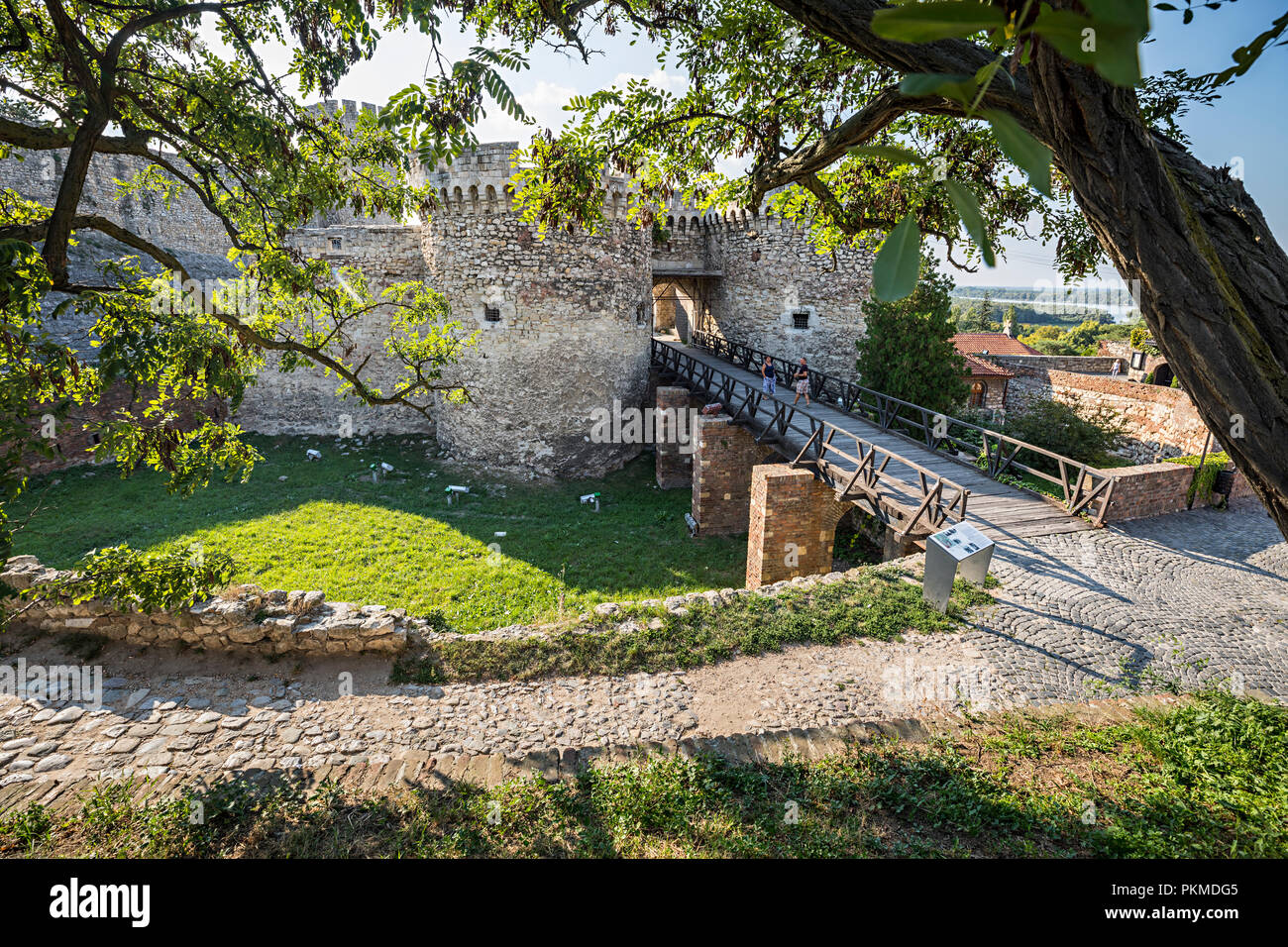 Kalemegdan fortress in Belgrade Stock Photo - Alamy