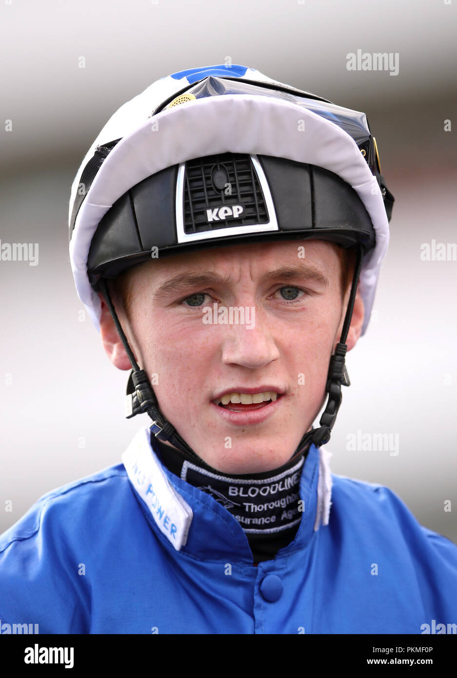 Jockey David Egan Stock Photo - Alamy