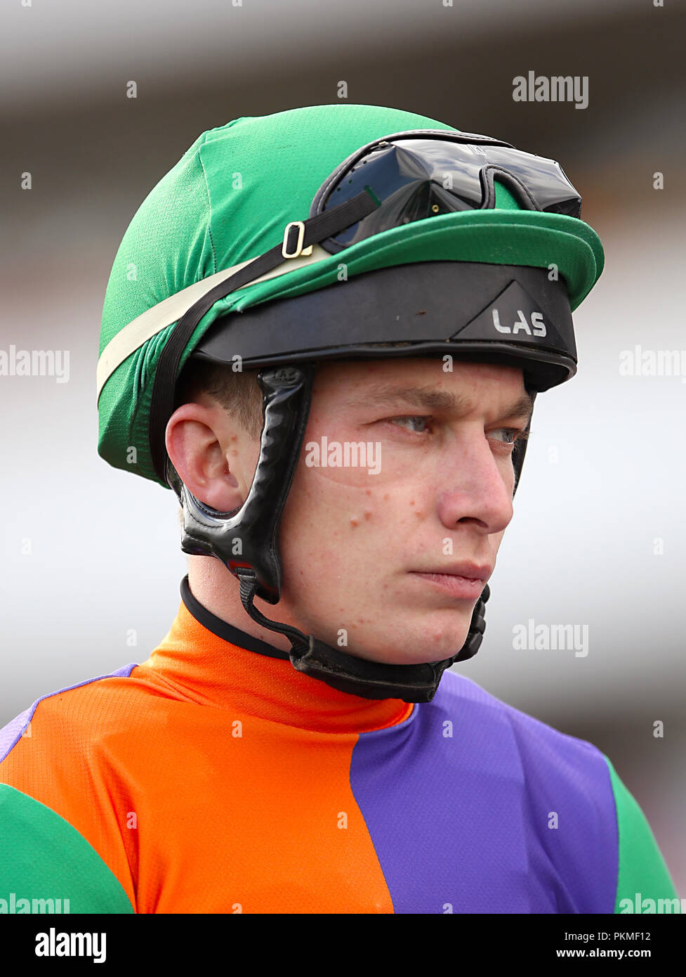 Jockey Luke Morris Stock Photo - Alamy
