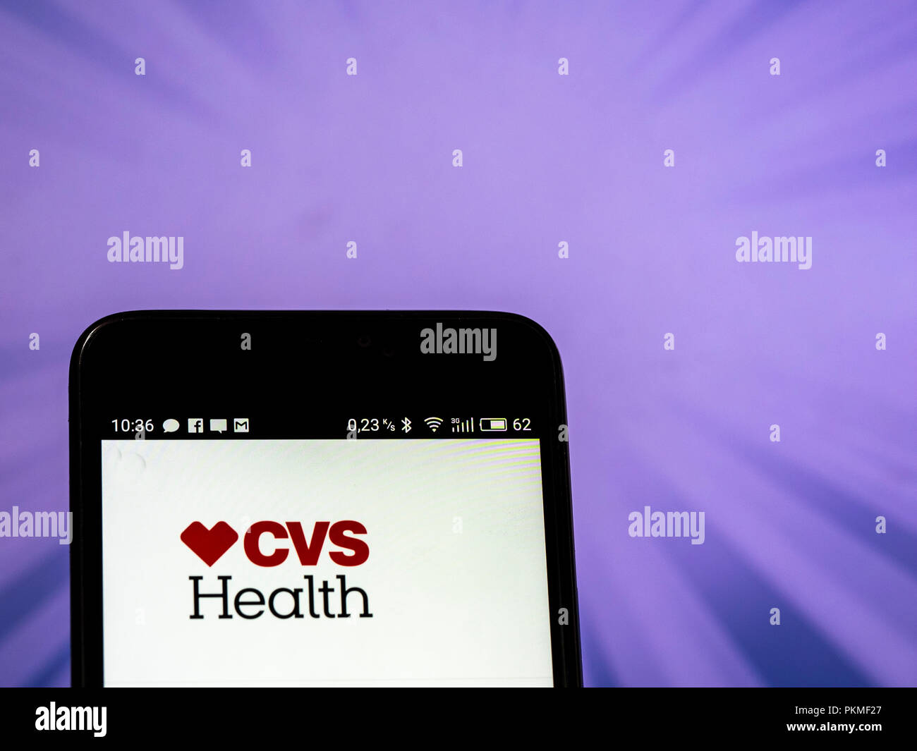 CVS Health logo seen displayed on smart phone Stock Photo - Alamy
