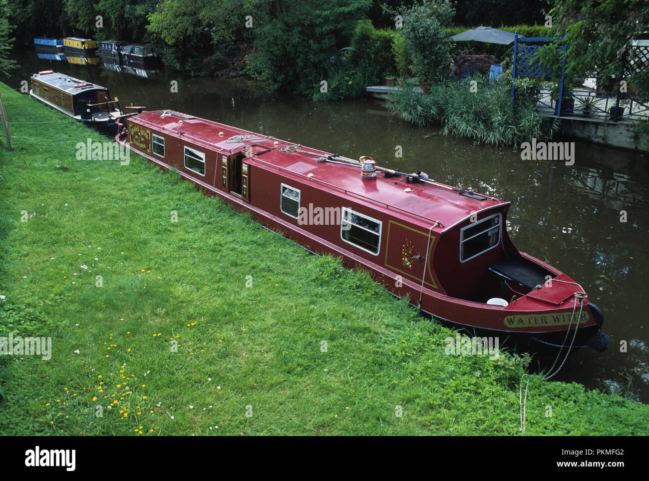 River Wey Navigation at Send, Surrey. England July 2007 Stock Photo - Alamy