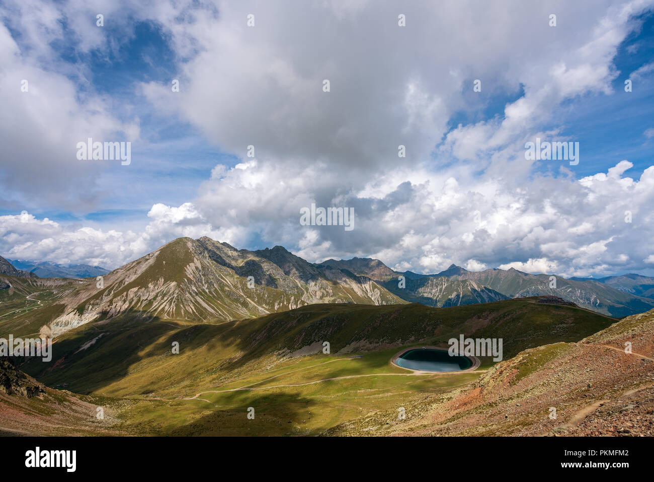 Highlands panoramic view over mountains Stock Photo - Alamy