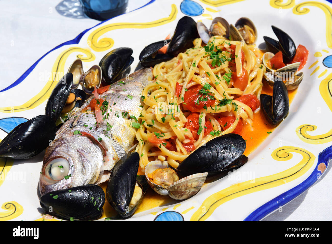 Fish plate hi-res stock photography and images - Alamy