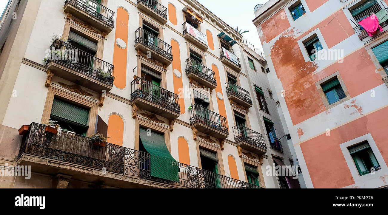 Barcelona,Catalunya,Spain, day of Catalunya festival Stock Photo - Alamy