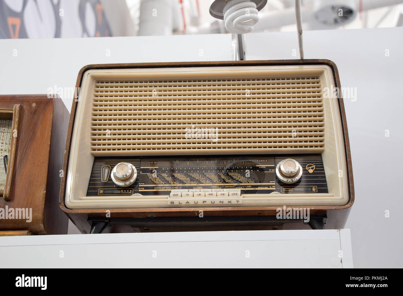 Retro styled image of an old radio Stock Photo - Alamy