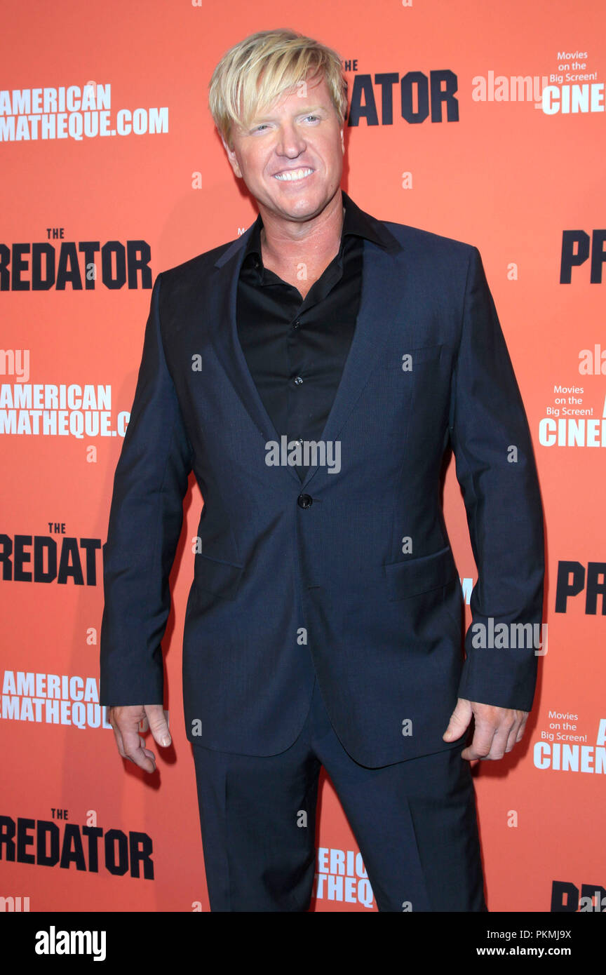 Jake Busey attending 'The Predator' special screening at the Egyptian ...