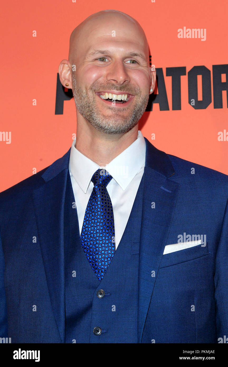 Kyle Strauts attending 'The Predator' special screening at the Egyptian ...