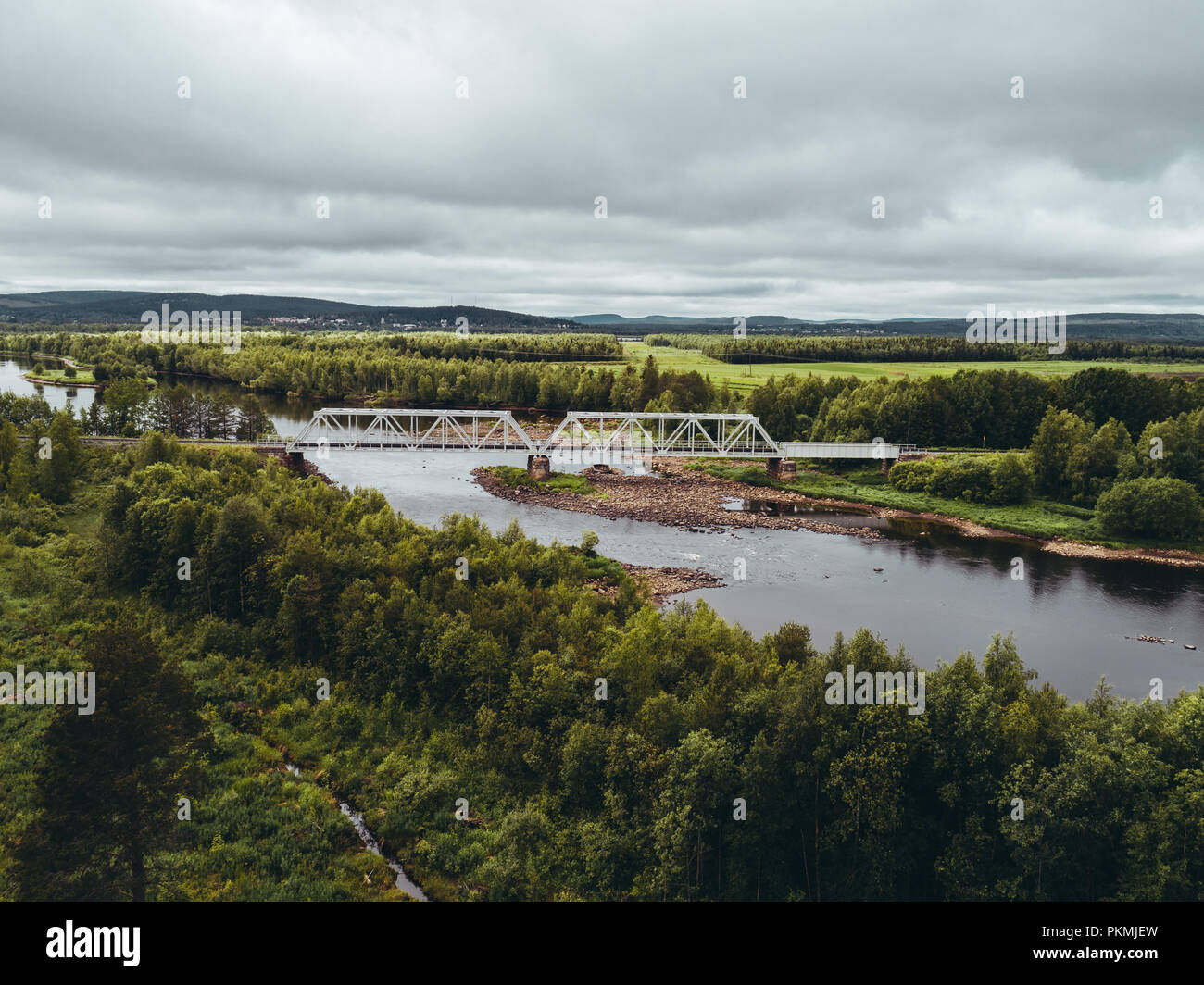 Lapland forest finland railway hi-res stock photography and images - Alamy
