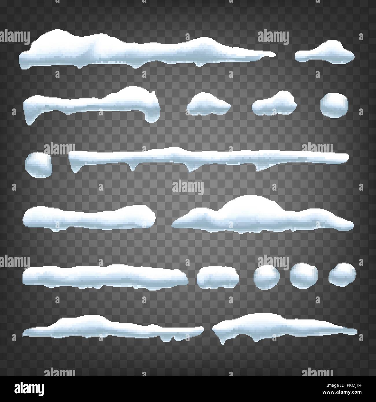 Snow Drift Vector. Holidays Christmas Design. Frozen Ice. Snow Cap ...