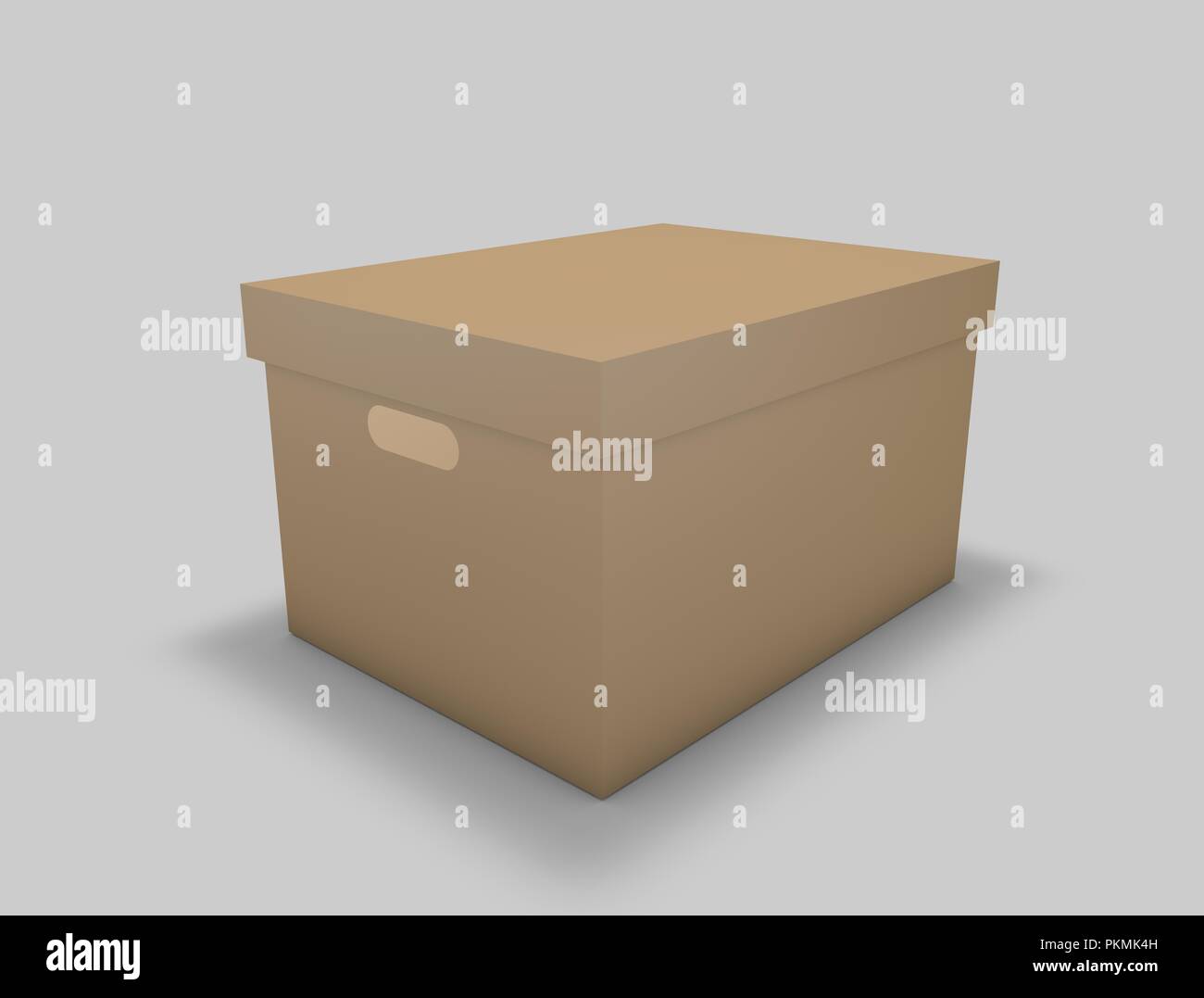 Carton box mock up Stock Photo - Alamy