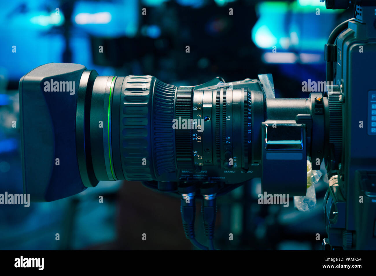 Professional 4k production video camera in studio Stock Photo - Alamy