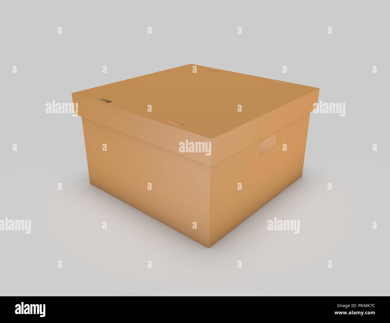 Carton box mock up Stock Photo - Alamy
